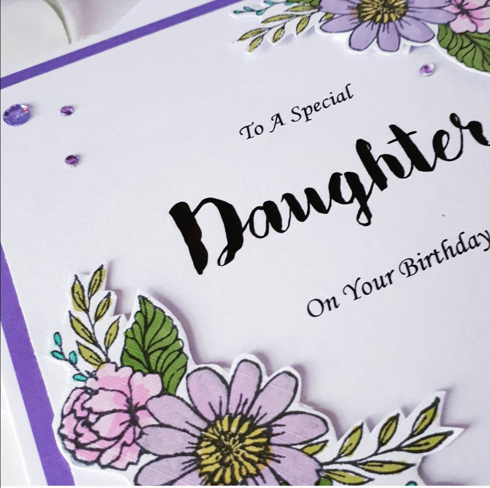 Daughter Birthday Card Birthday Card for Daughter Special - Etsy UK