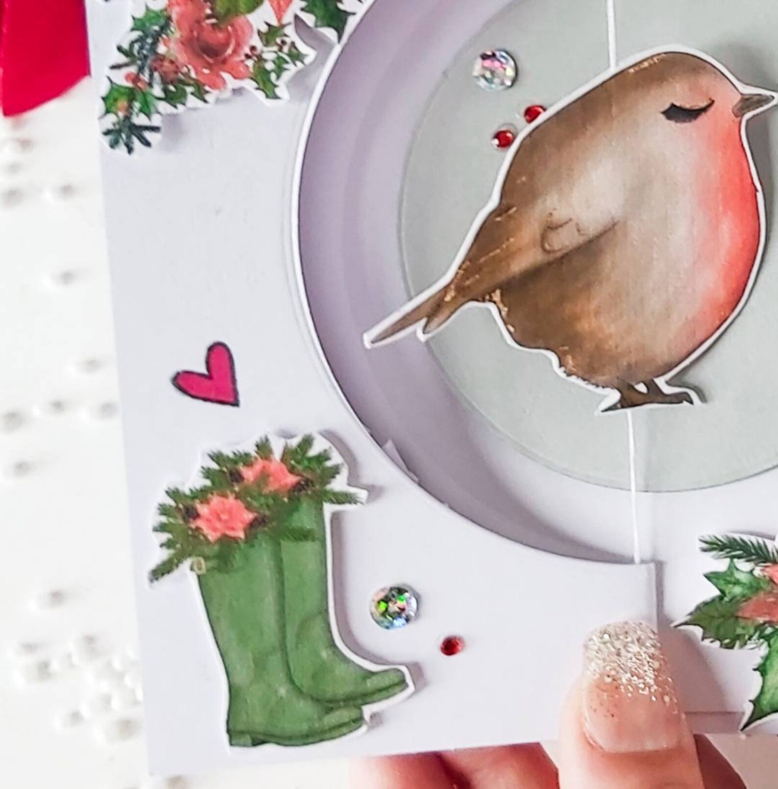 Robin Christmas Card, Robin Gift Lost Loved One, Cute Robin Card ...