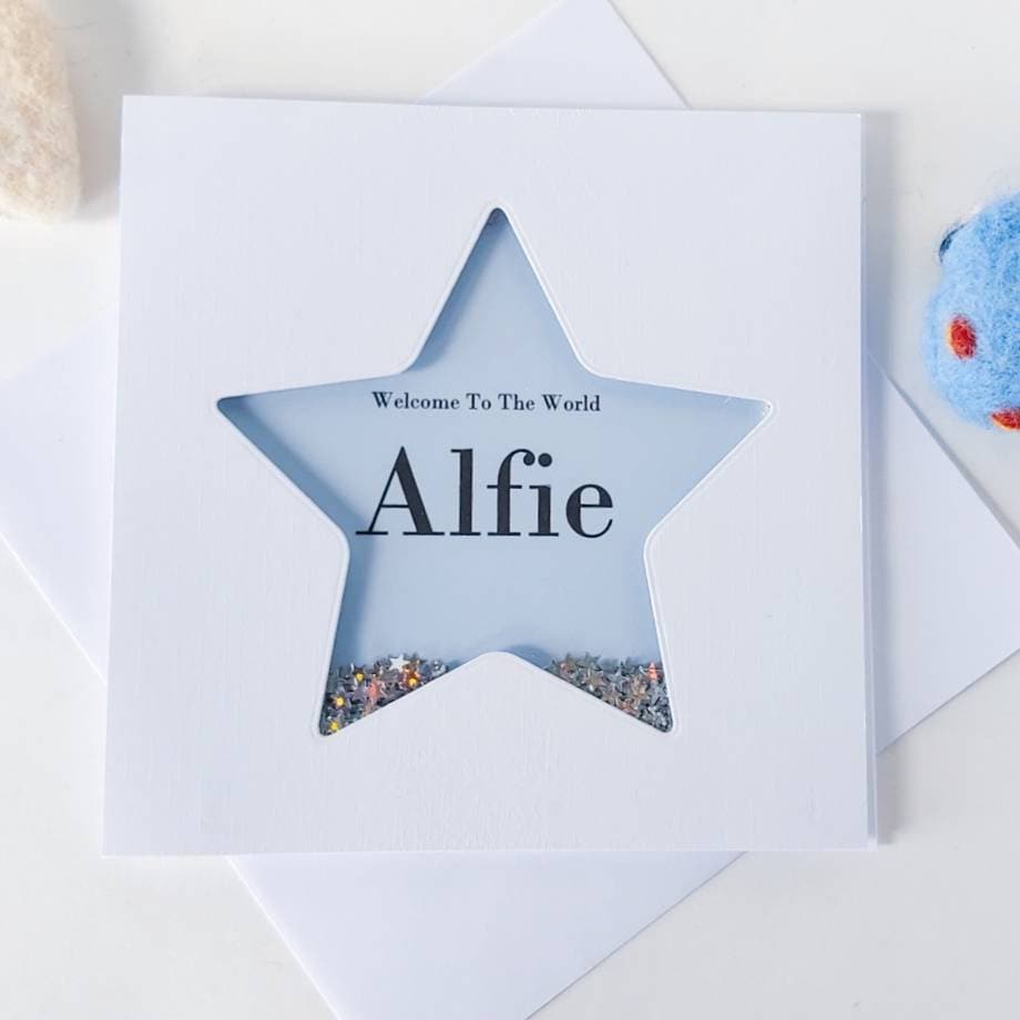 Personalised New Baby Boy Card, It's a Boy Card - Etsy UK