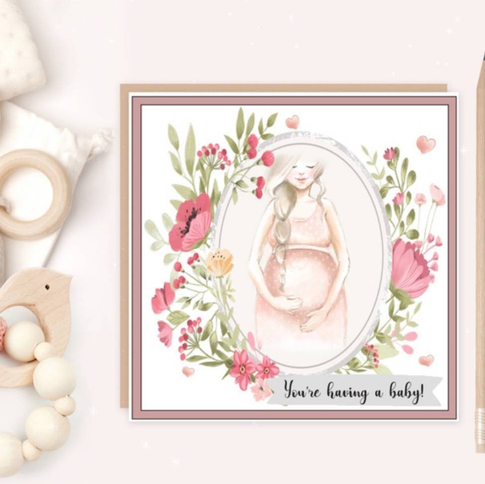 You're having a baby personalised card for new parents | Etsy