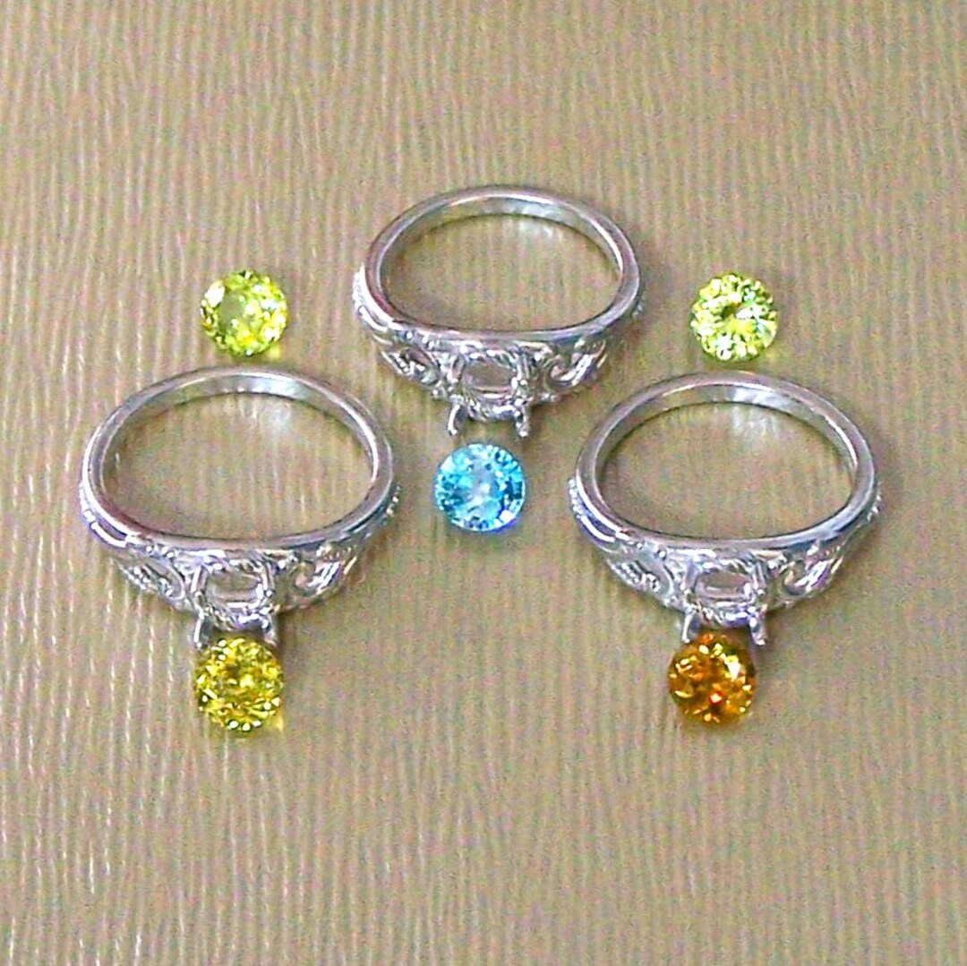 Sphene Titanite Blue Zircon Loose Gemstone for Sterling Silver Ladies ...