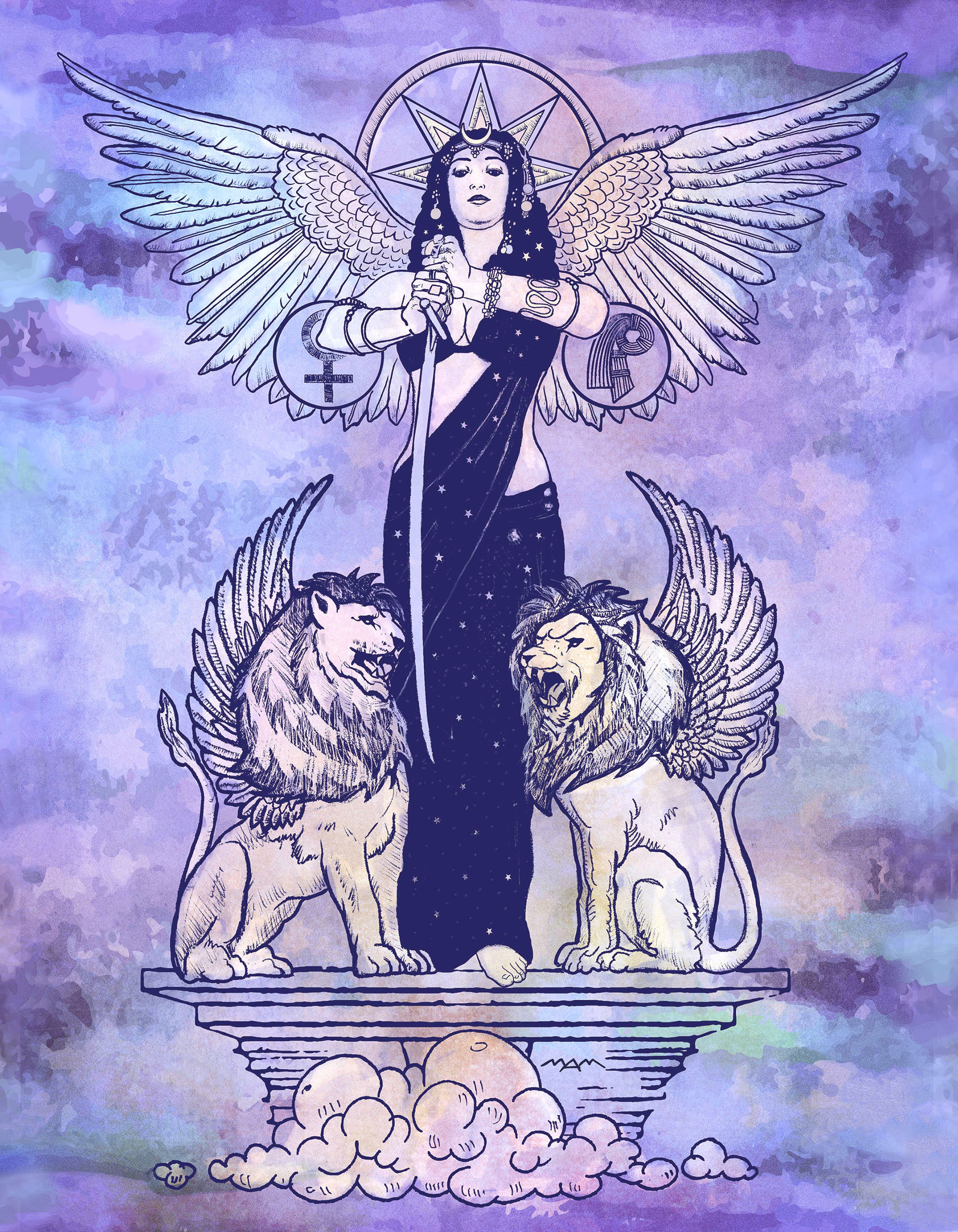 Inanna Goddess Art
