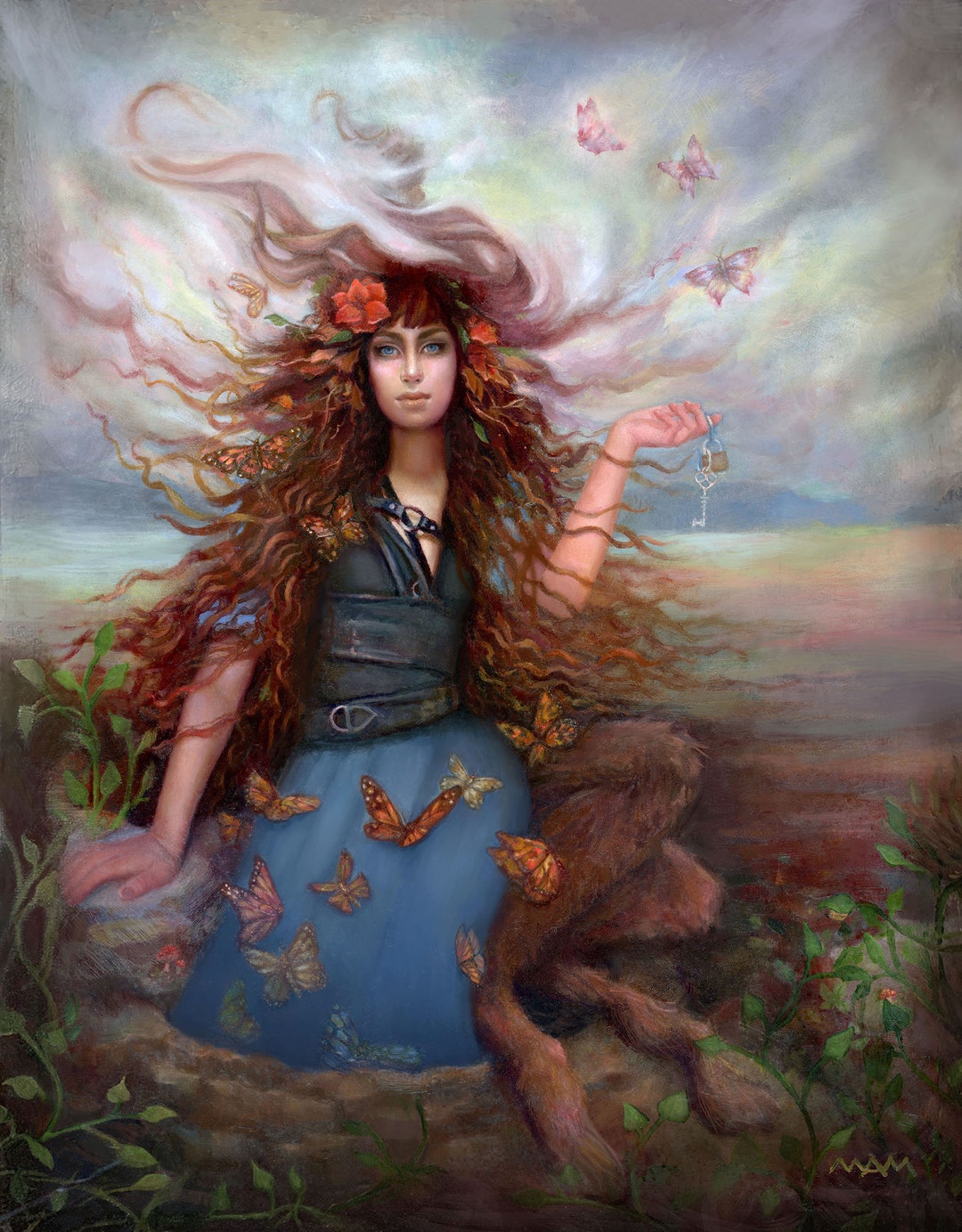 GODDESS ART Print-pagan Fine Art Print-faery-fairy-faun-witch ...