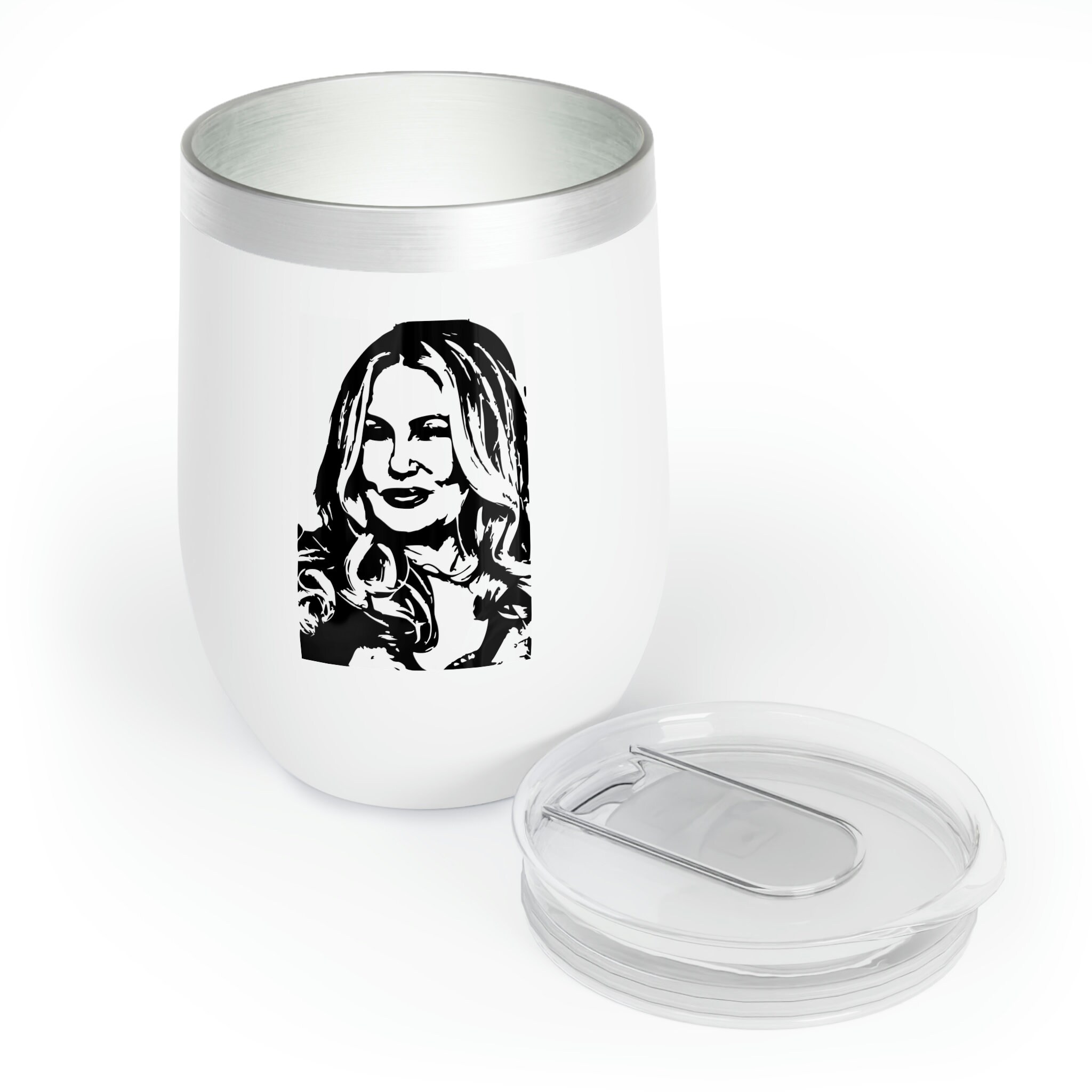 Jennifer Coolidge White Lotus Tanya Mcquoid Silhouette Face Chill Wine ...