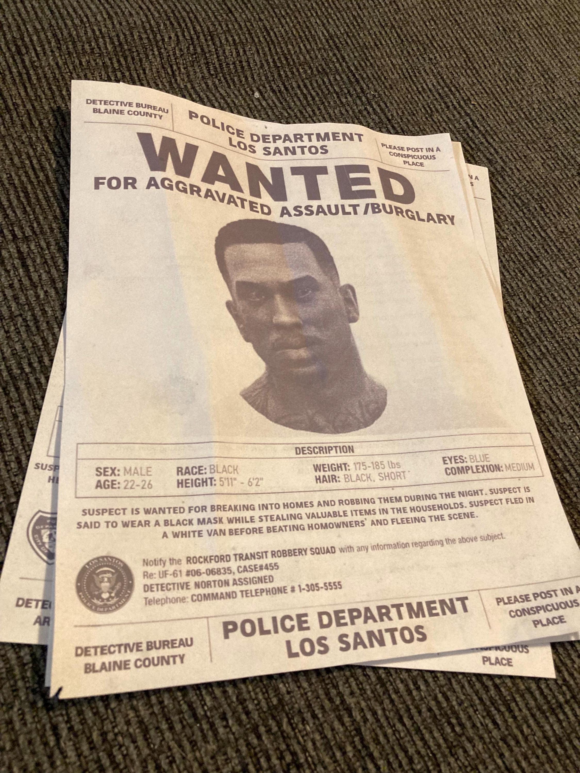 Grand Theft Auto Wanted Posters - INDIVIDUAL - Etsy
