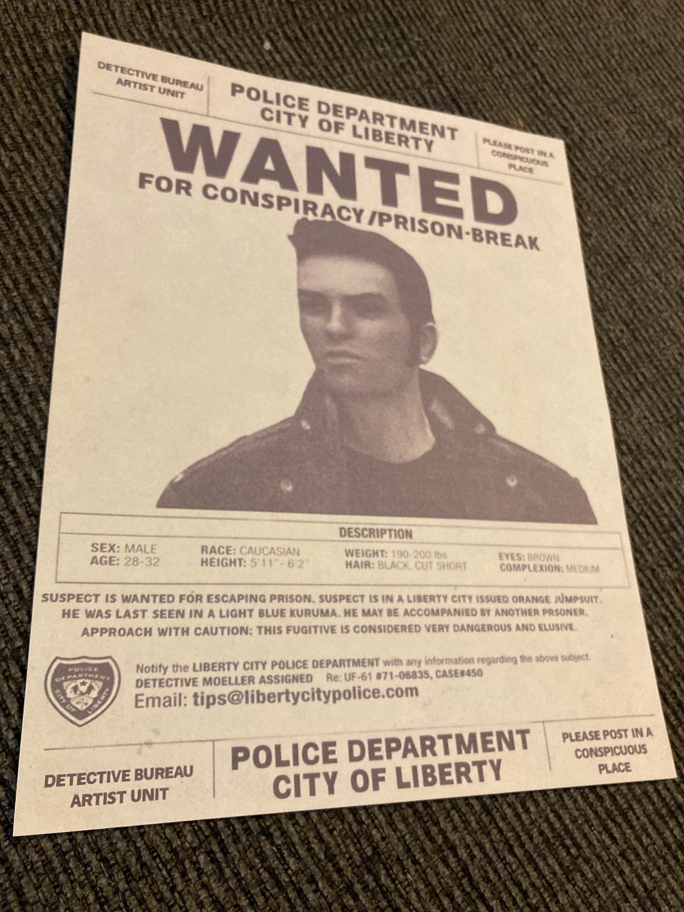 Grand Theft Auto Wanted Posters - INDIVIDUAL - Etsy