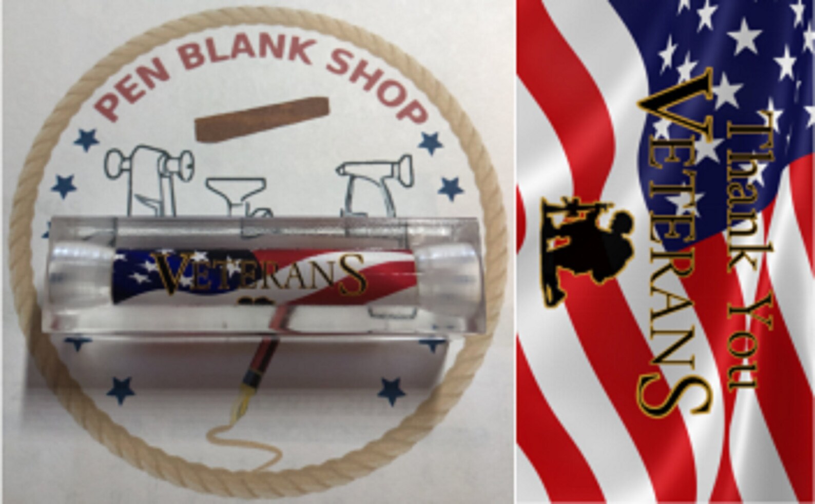 Thank You Veterans Pen Blank 147 - Etsy