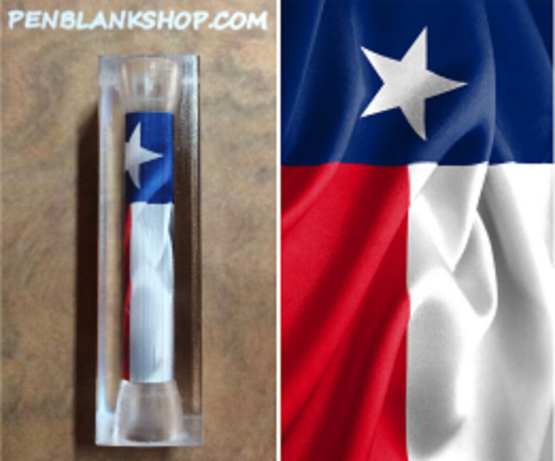 Texas Flag Pen Blank #121 - Etsy
