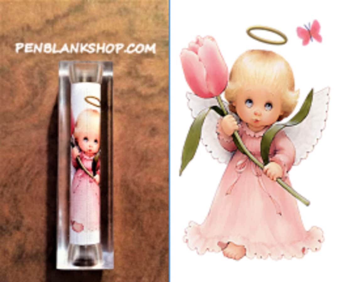 Angel Girl Pen Blank #055 - Etsy