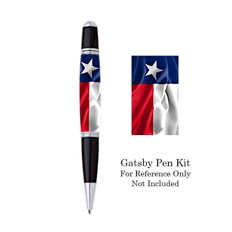Texas Flag Pen Blank #121 - Etsy