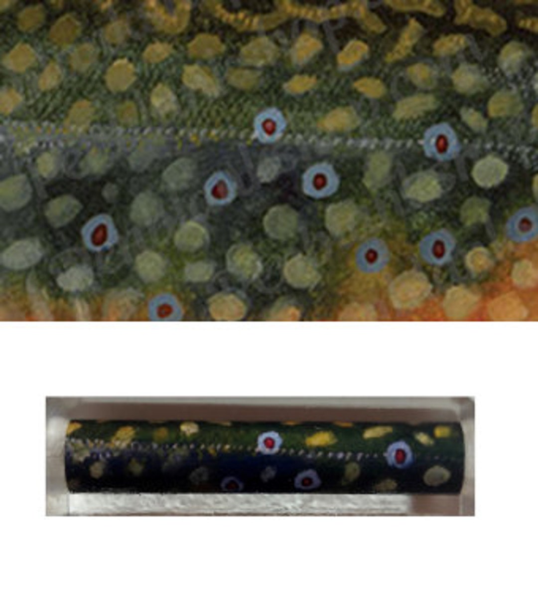 Brook Trout Pattern Pen Blank #204 - Etsy