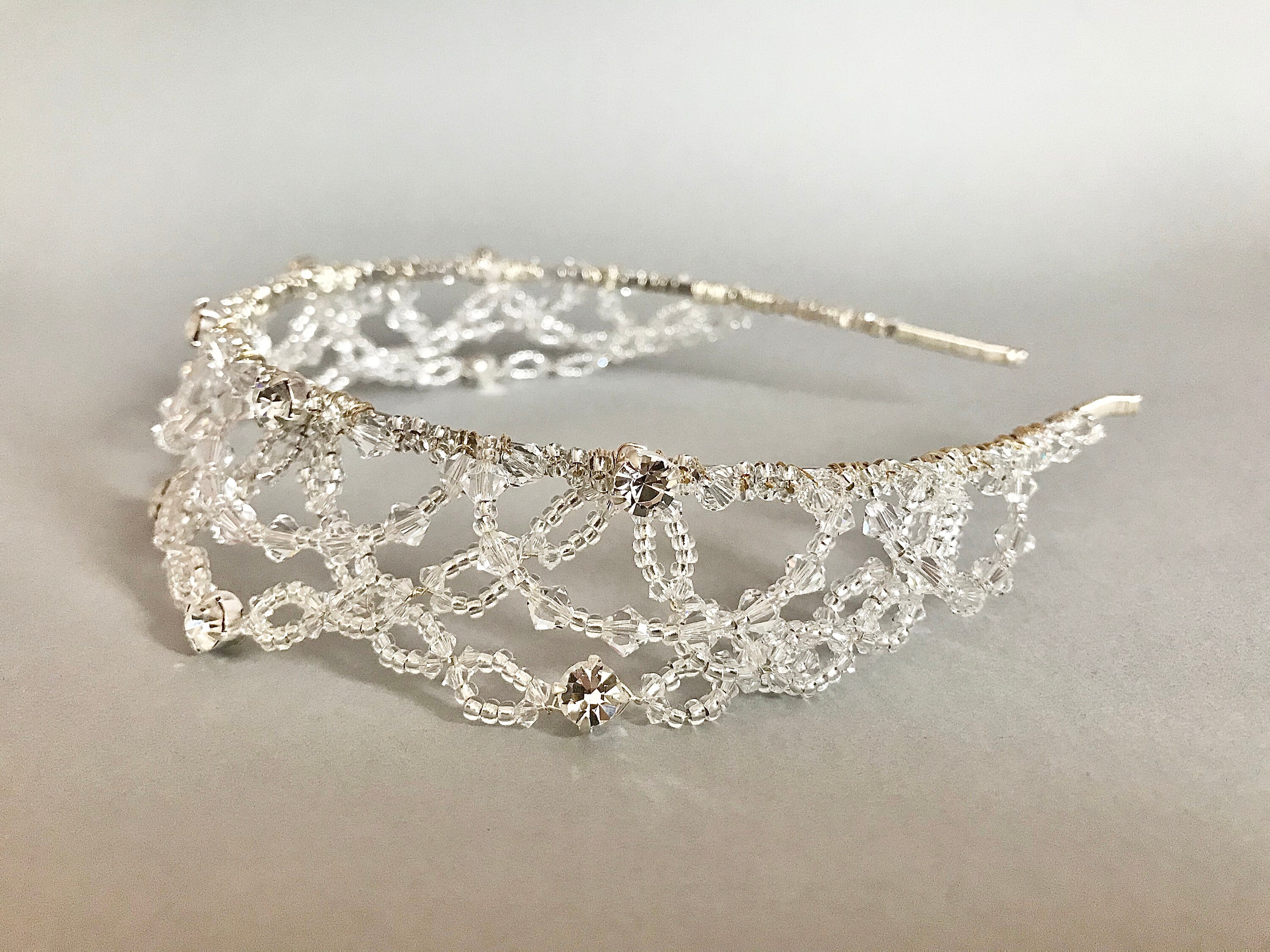 INFINITY A Beautiful Crystal Wedding Crown, Bridal Tiara, Wedding Hair ...