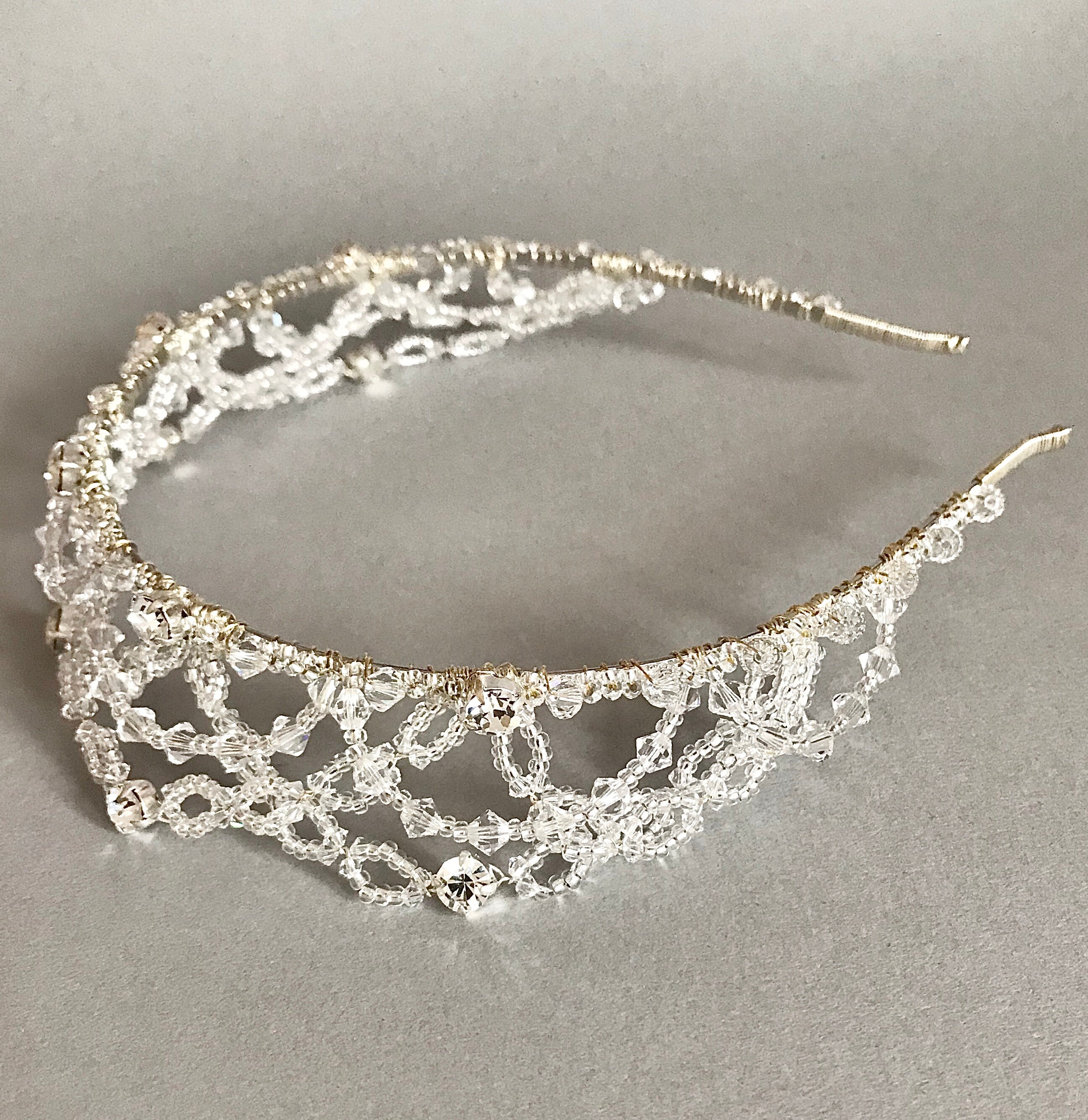 INFINITY A Beautiful Crystal Wedding Crown, Bridal Tiara, Wedding Hair ...