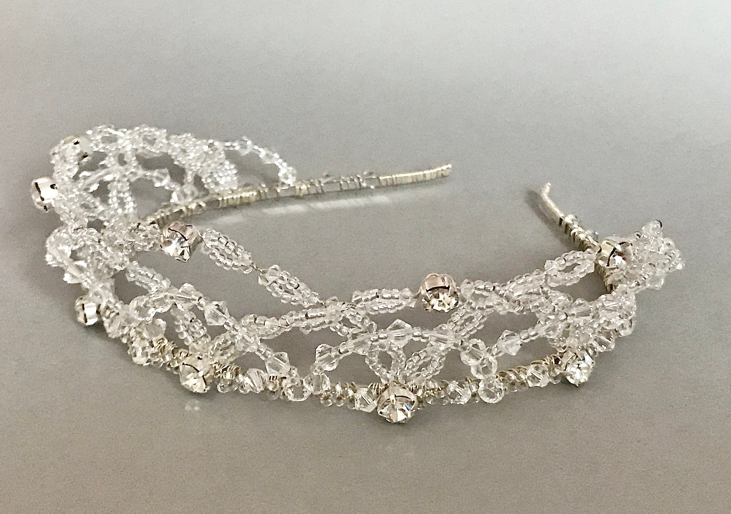INFINITY A Beautiful Crystal Wedding Crown, Bridal Tiara, Wedding Hair ...