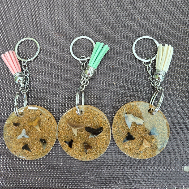 Shark Teeth Keychain - Etsy