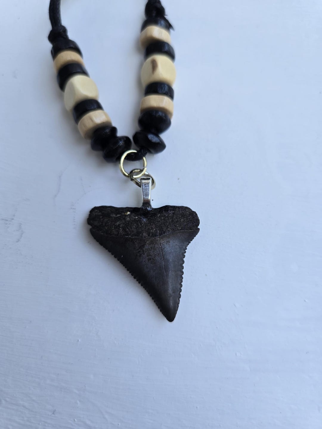 Great White Shark Tooth Necklace - Etsy