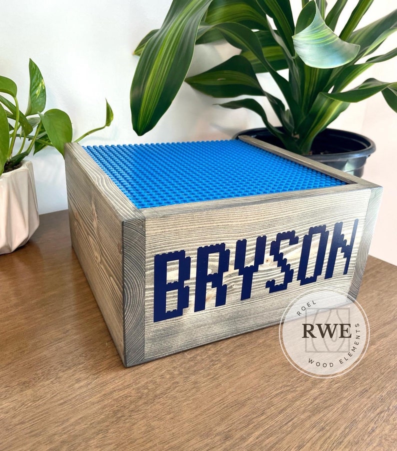 Lego Storage Box | Lego Organization Box | Wood Lego Box | Kids ...