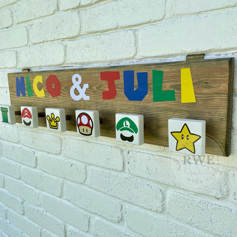 Super Mario Decor - Etsy