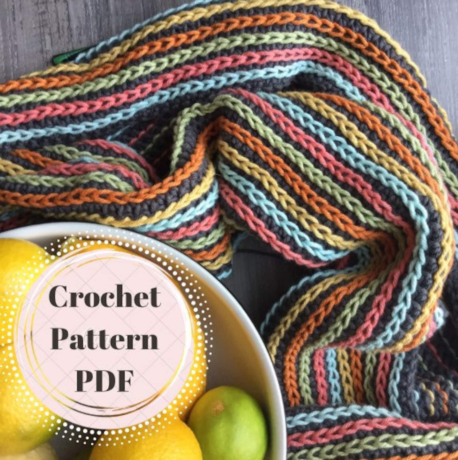 The Crochet Summer Stripe Set Pattern PDF Only - Etsy