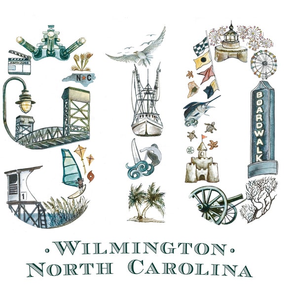 Wilmington Nc - Etsy
