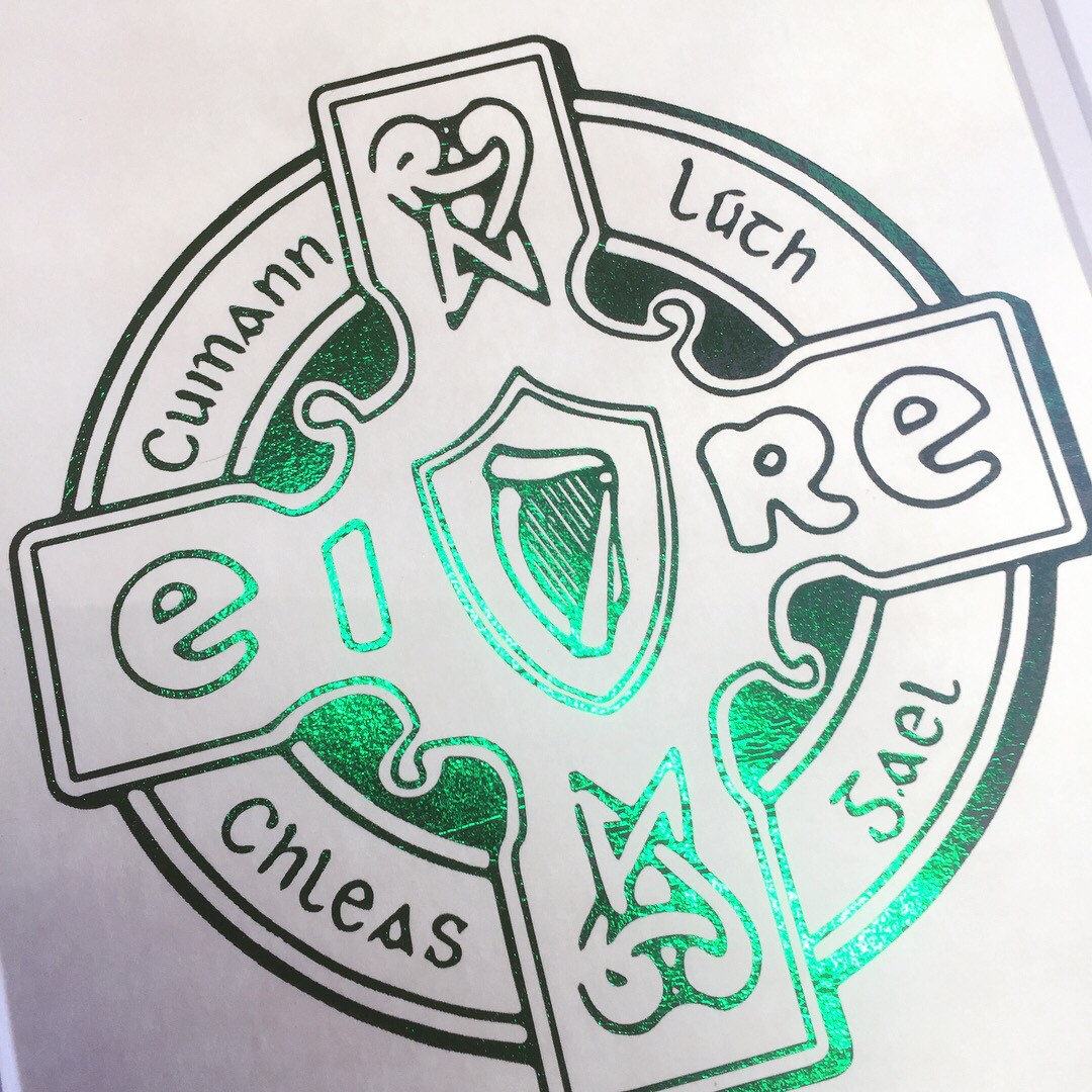 GAA crest foil print | Etsy