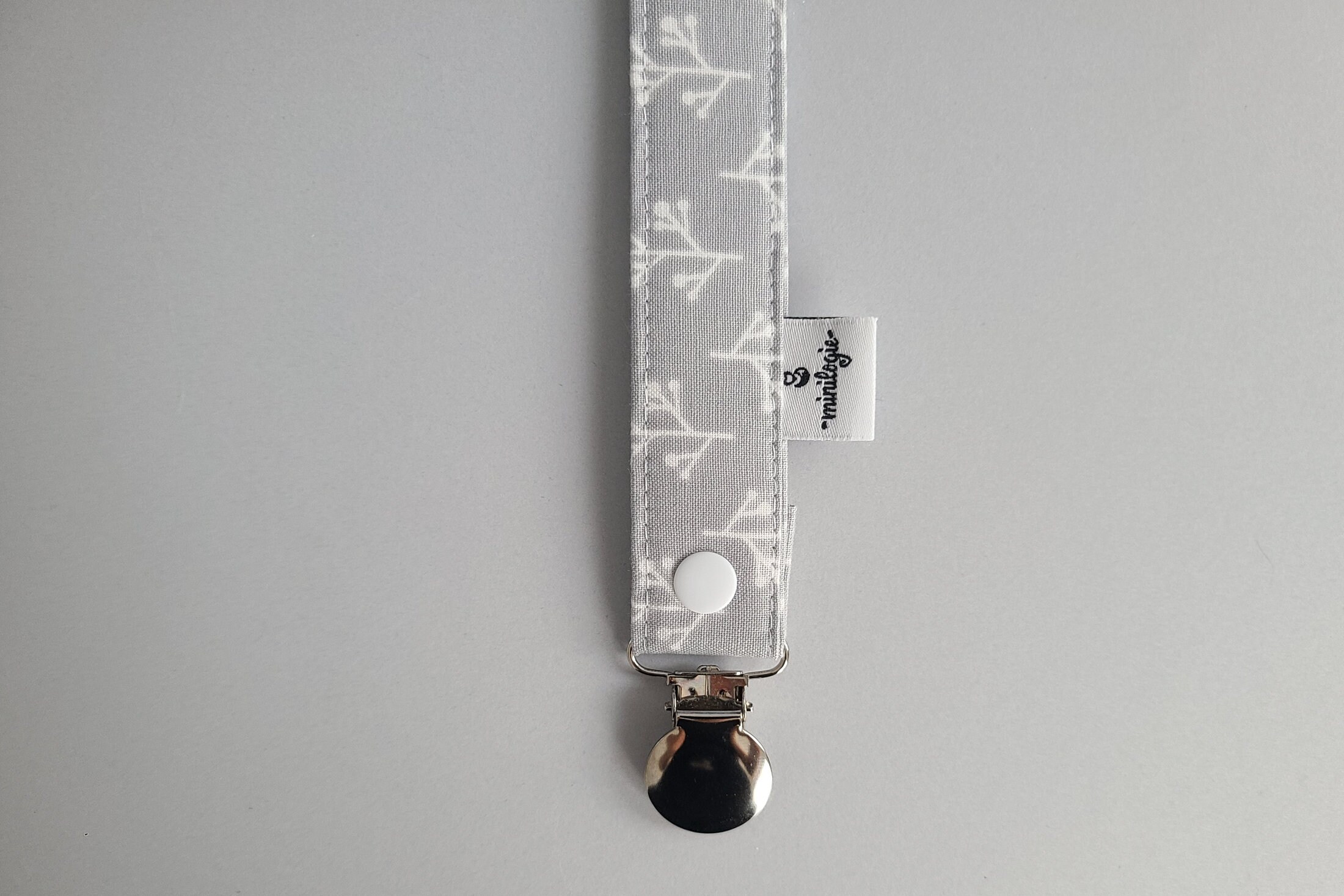 Pacifier Clip Pack of 3, Pacifier Holder Set, Pacifier Keeper Gray ...