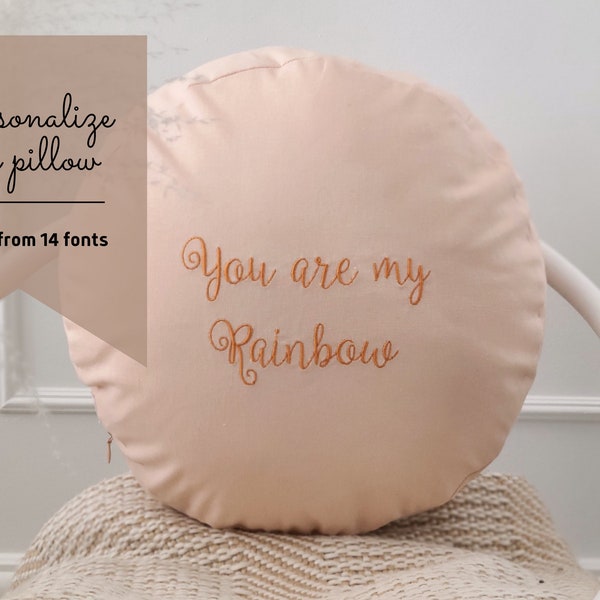 Embroidered Pillow - Etsy Canada