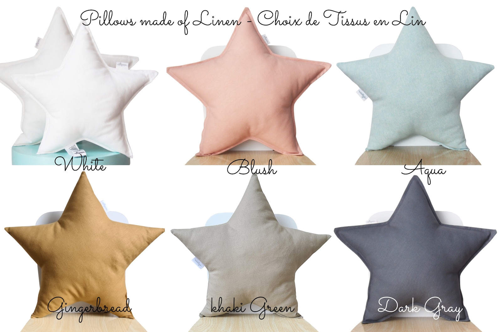 Star Pillow, Star Shaped Pillow, Star Cushion, Baby Pillow, Nursery ...