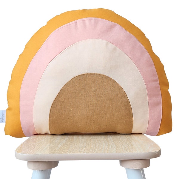 Rainbow Pillow - Etsy