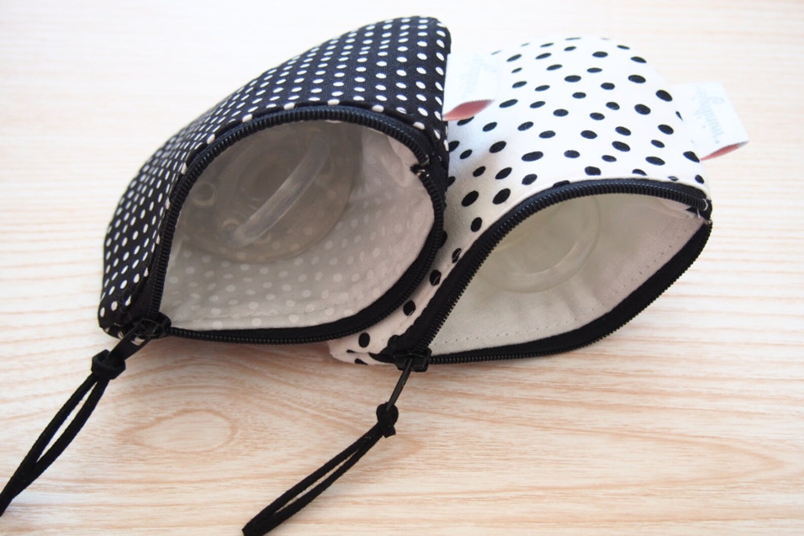 Black & White Pacifier Bag Baby Girl Pacifier Pouch Baby Boy - Etsy