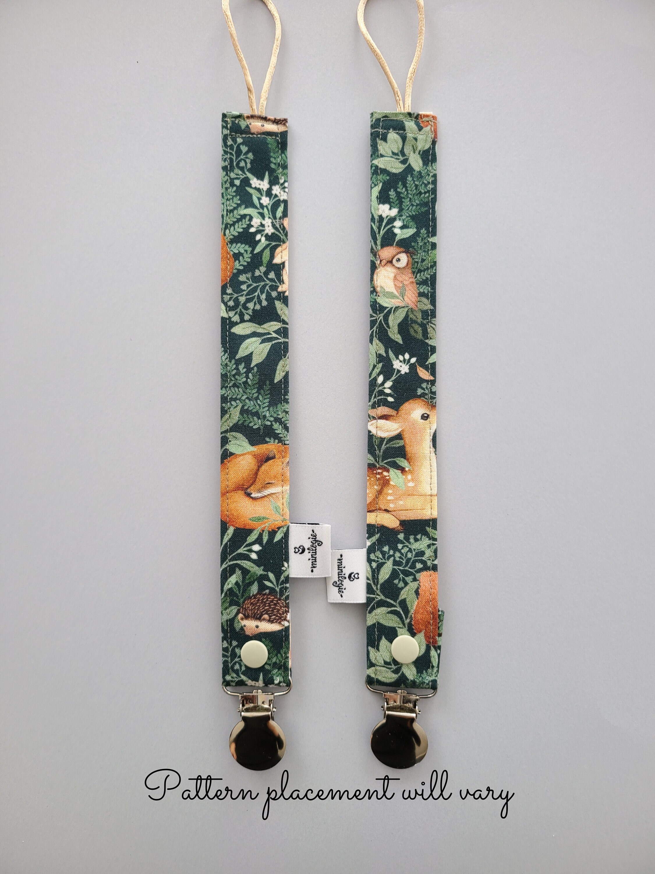 Pacifier Clip Pack of 3 Pacifier Holder Set Pacifier Keeper - Etsy