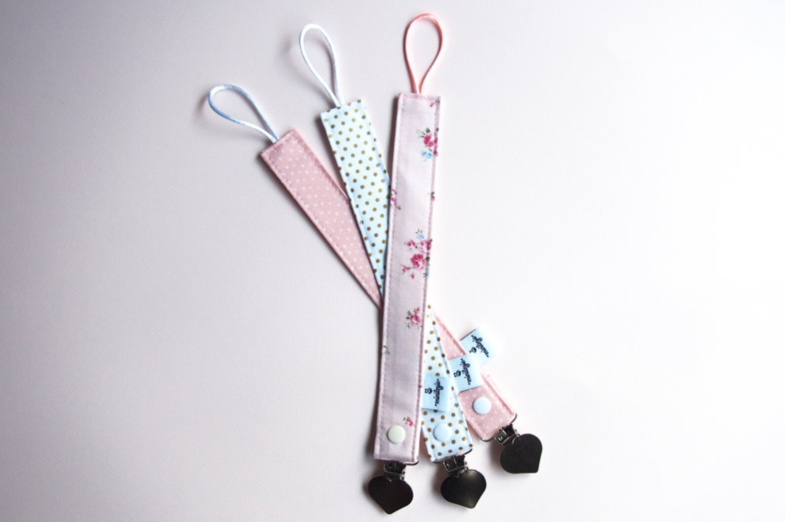 Pacifier Clip Pack of 3 Pacifier holder set Universal | Etsy