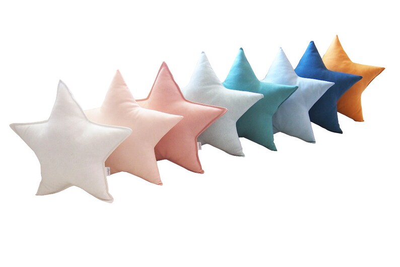 Light Blue Star Pillow Star Cushion Star Shaped Pillow - Etsy Canada