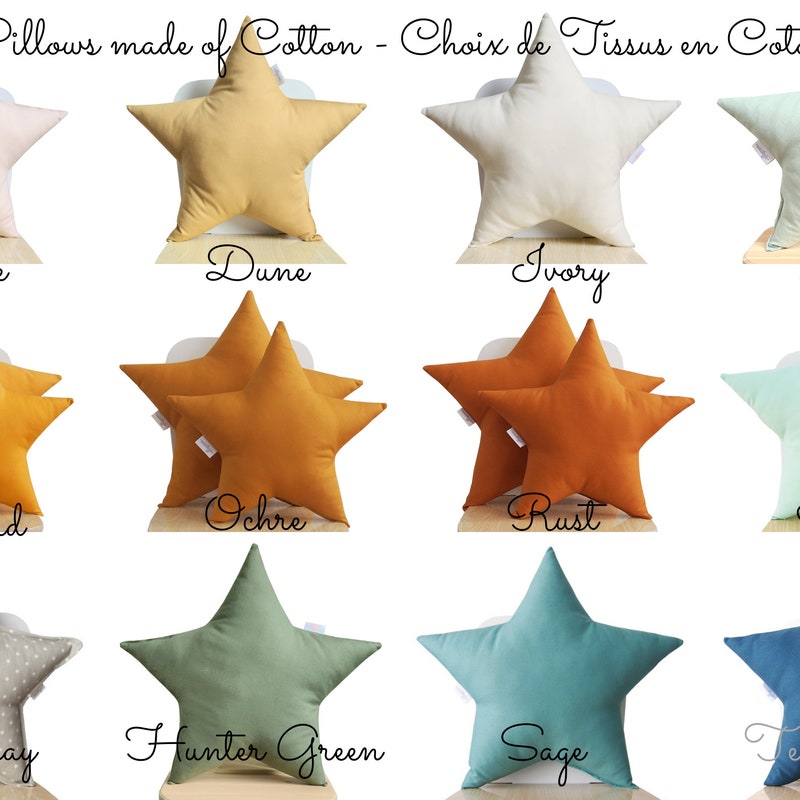 Star Shaped Cushion - Etsy