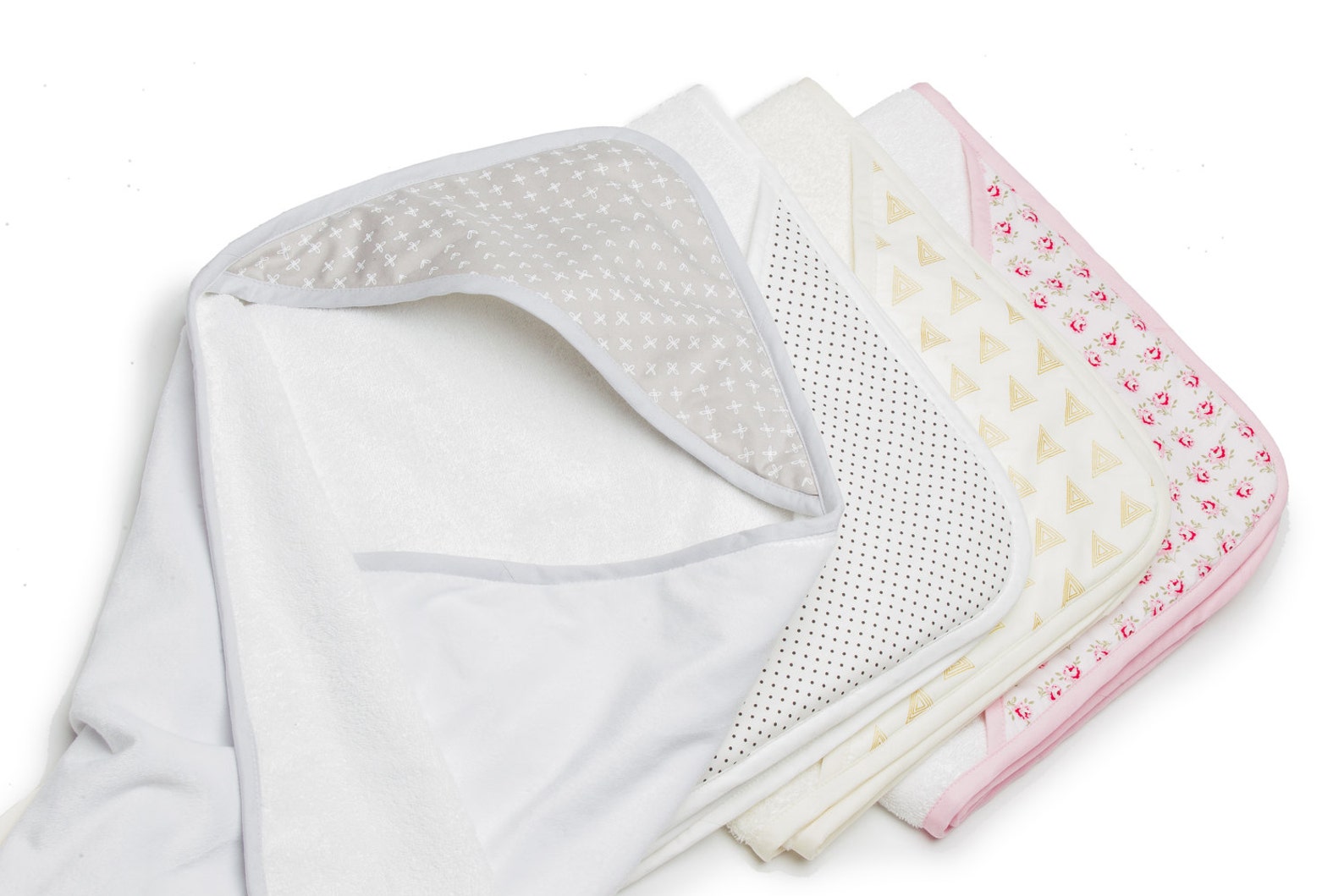 Pink Floral Baby Towel Bath Hooded Towels Baby Wrap Newborn - Etsy