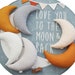 Light Pink Linen Moon Pillow, Moon Shaped Pillow, Moon Cushion, Moon ...