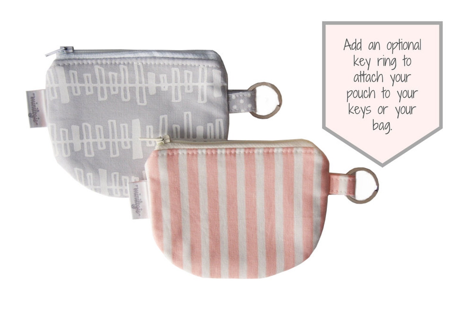 Pink & Blue Pacifier Bag Baby Girl Pacifier Pouch Pacifier | Etsy