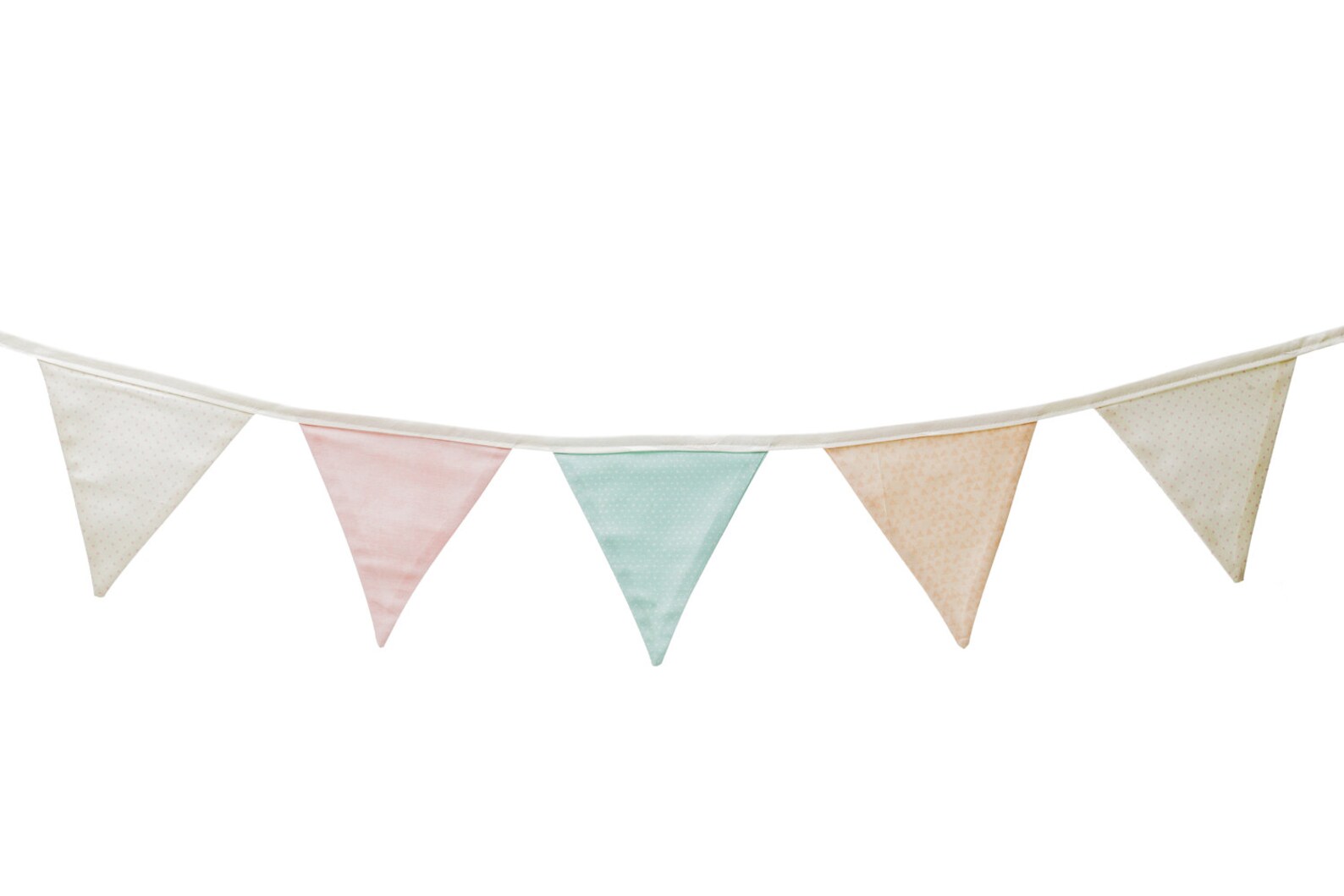 Pastel Flag Bunting Banner Fabric Flag Banner Flag Garland - Etsy