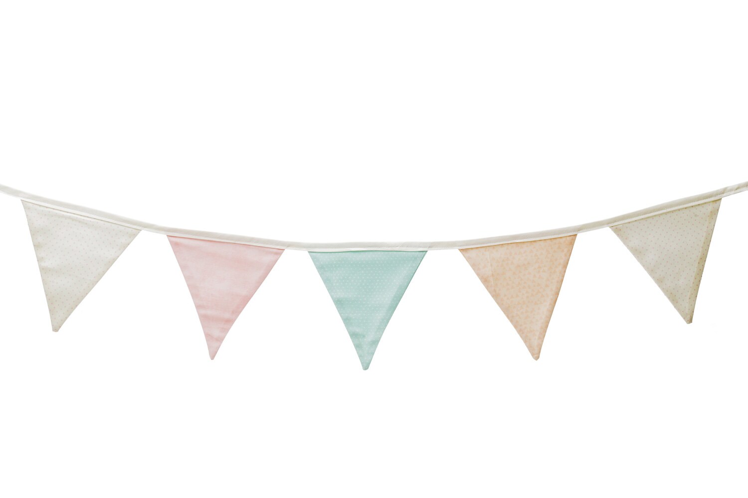 Pastel Flag Bunting Banner Fabric Flag Banner Flag Garland | Etsy