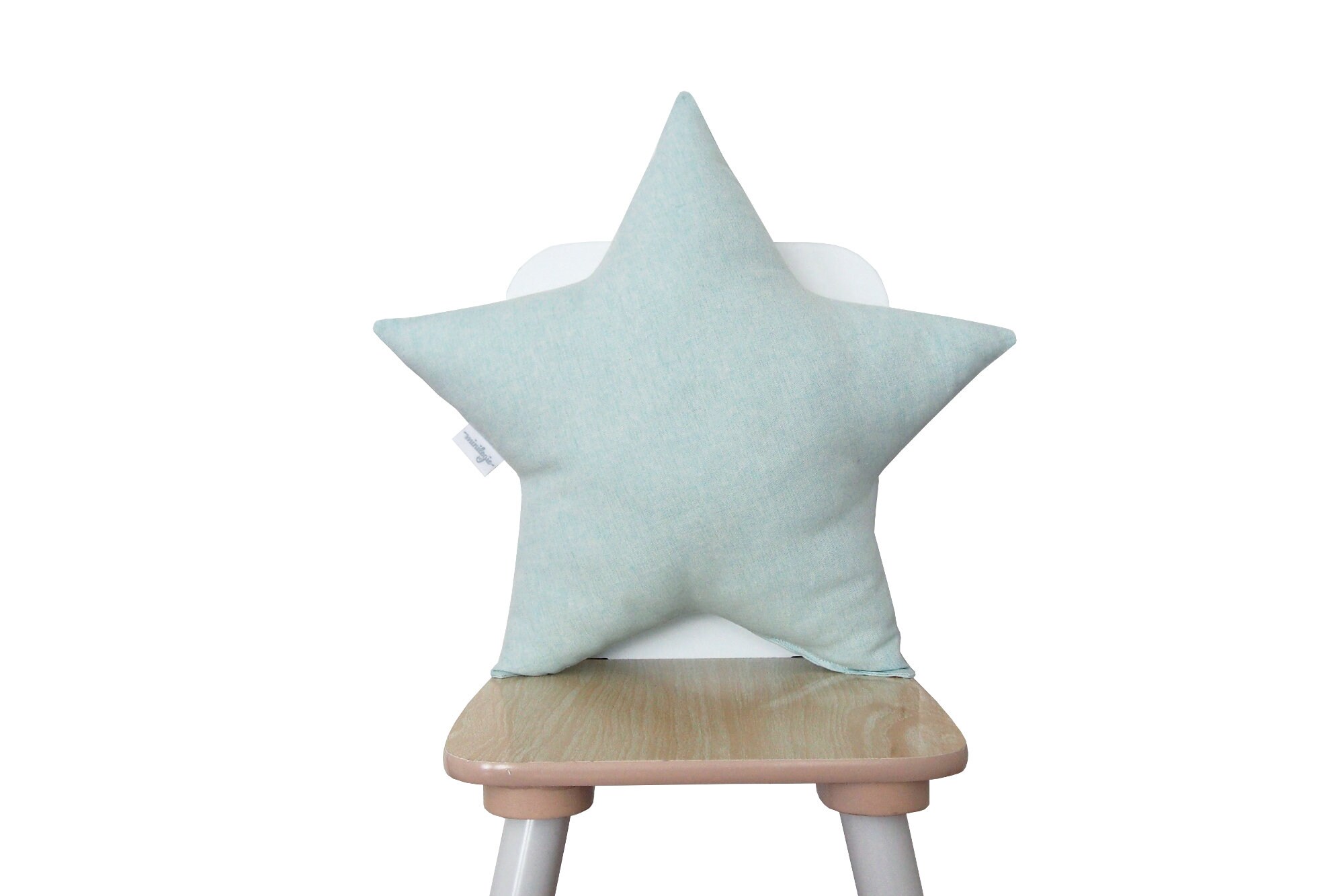 Mustard Star pillow Blue Star Shaped Pillow Star cushion | Etsy