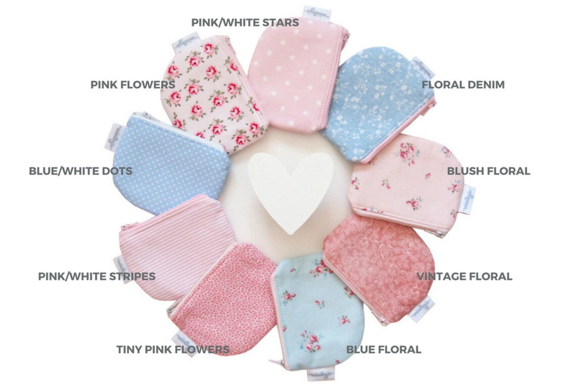 Pink & Blue Pacifier Bag Baby Girl Pacifier Pouch Pacifier | Etsy