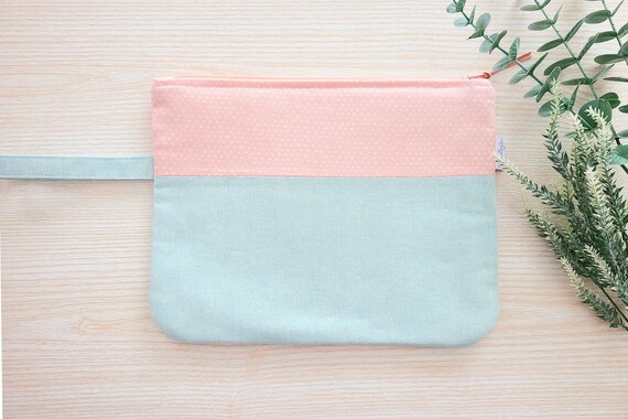 Aqua Coral Diaper Nappy Clutch Diaper Bag Organizer Pouches | Etsy