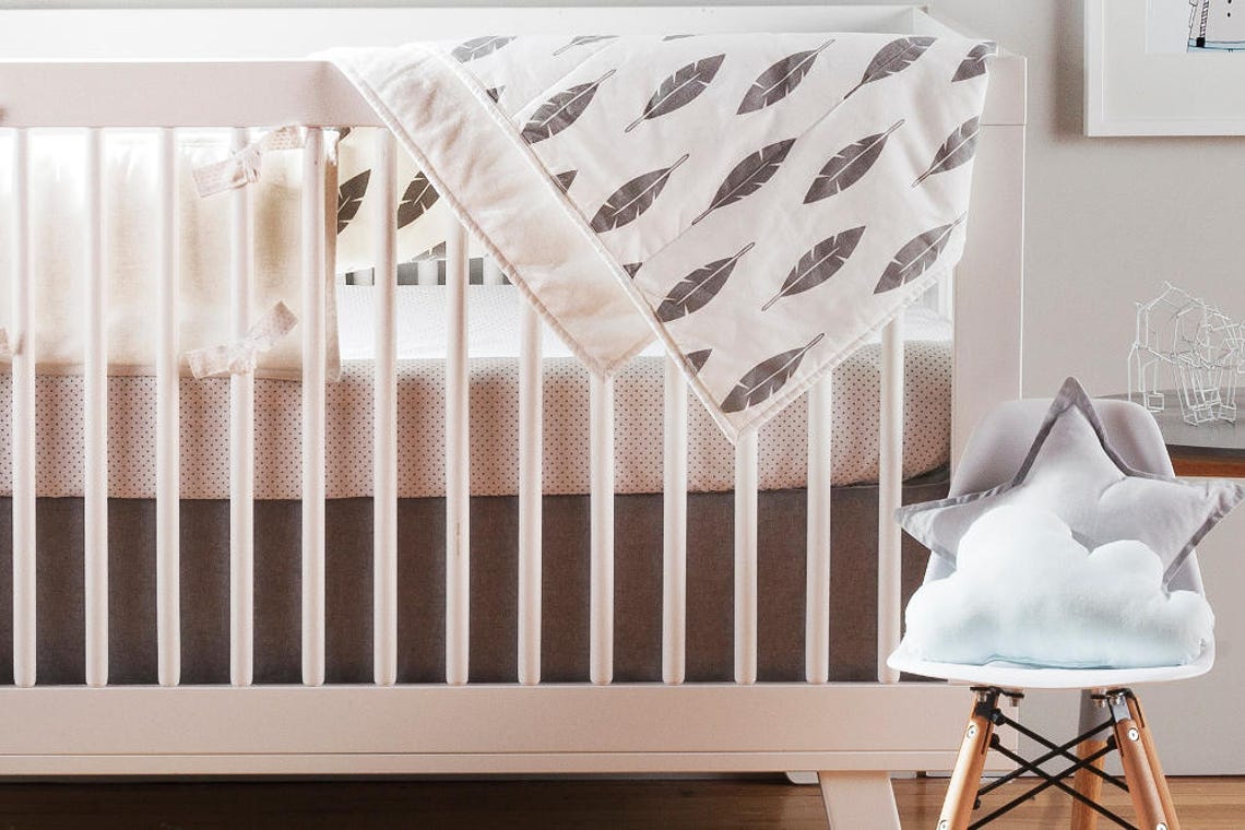 Modern Crib Bedding Set Woodland Baby Bedding Crib Bedding | Etsy
