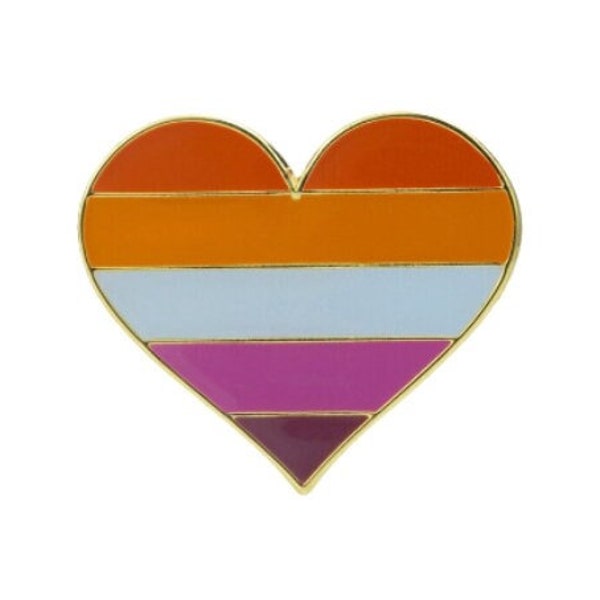Lesbian Flag Hearts - Etsy