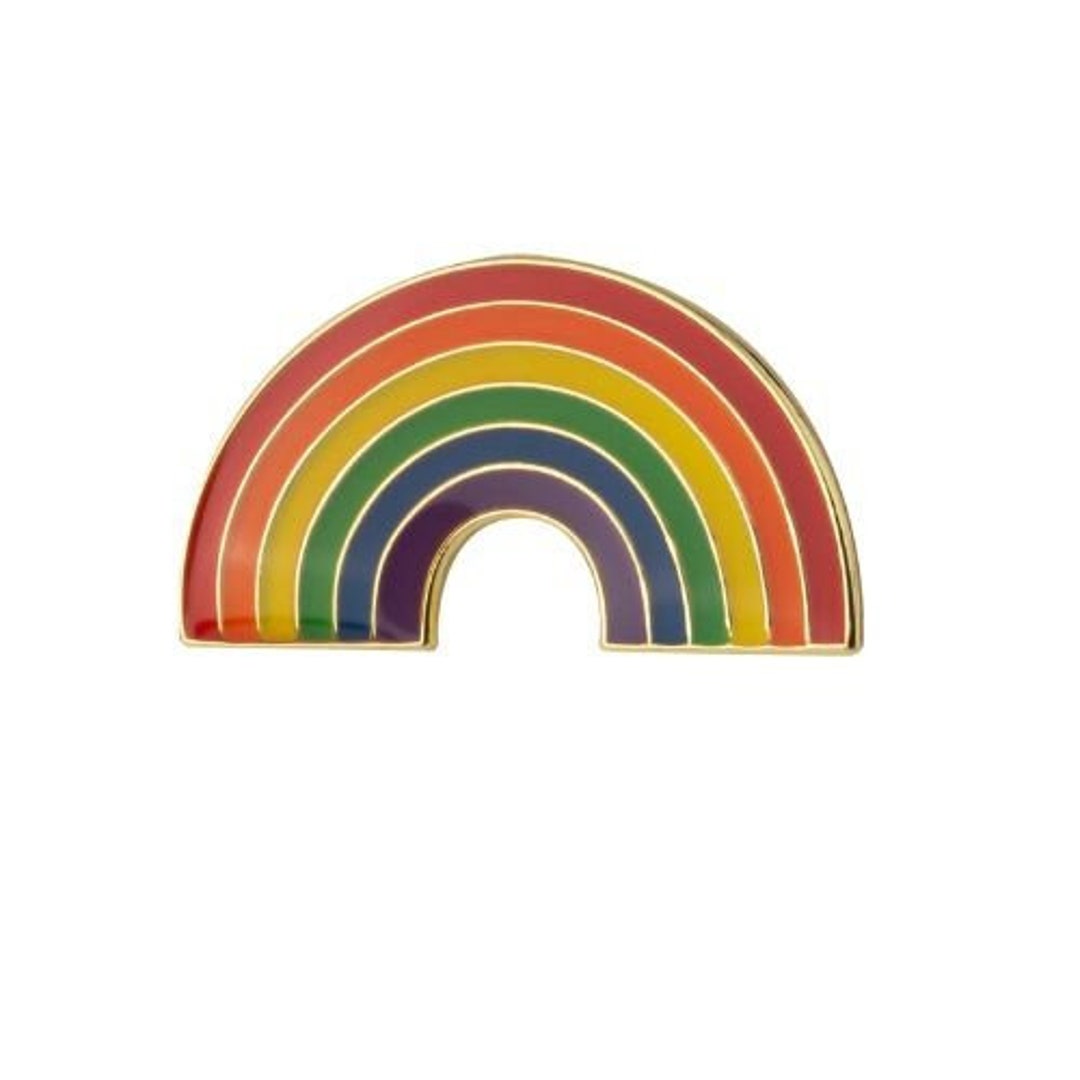 Subtle Pride Rainbow Flag Enamel Pin | LGBT Pride Pin | Pride Gifts - Etsy