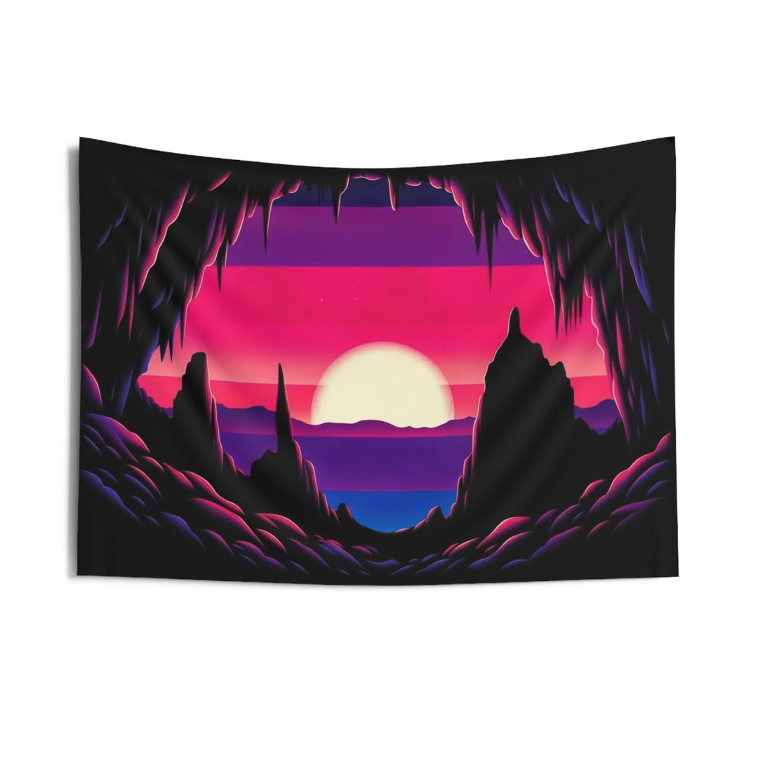 Subtle Bisexual Pride Landscape Art Tapestry Indoor Lgbtq Wall