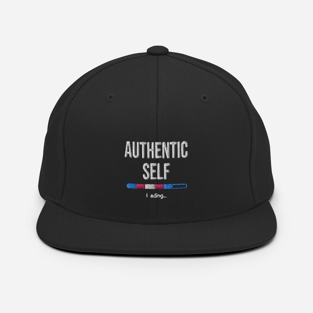 Authentic Self Loading Trans Flag FTM MTF Pride Gifts Snapback - Etsy