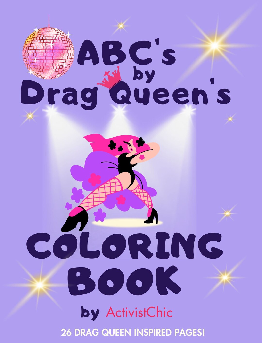 Drag Queen ABC Coloring Book (instant Download) - Etsy