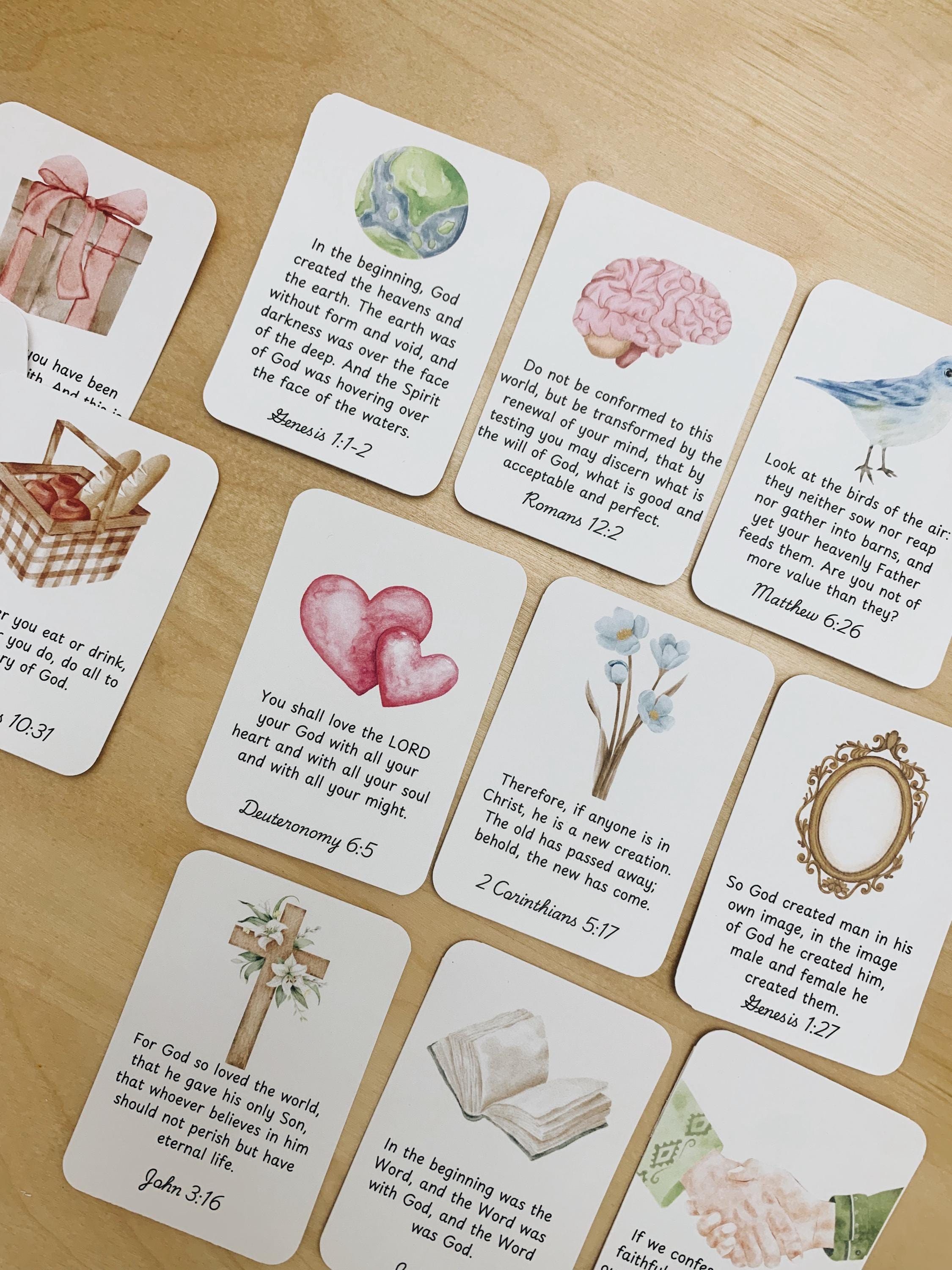 Bible Verse Memory Cards - Etsy
