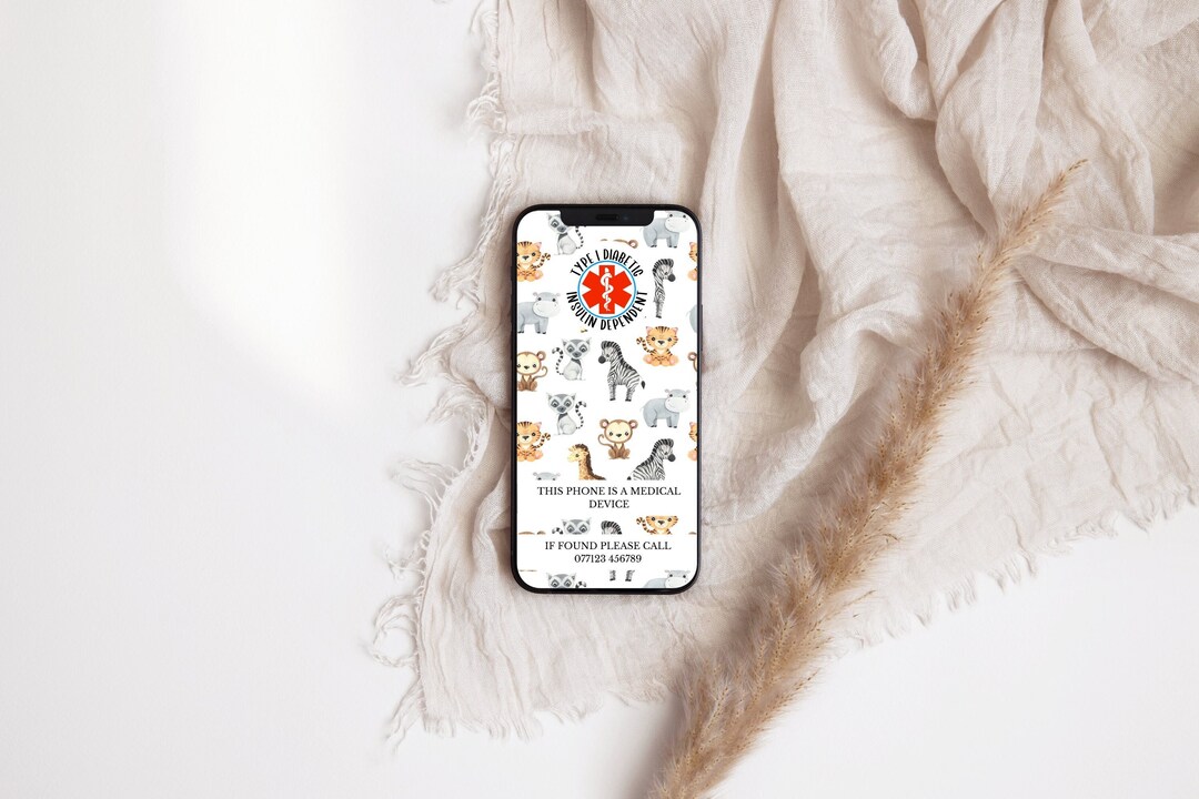 Diabetic Medical Alert Wallpaper, Medical Device Alert Wallpaper, T1 D ...